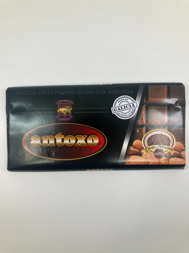 Chocolate Negro con Almendras Antoxo | Juncal Alimentación